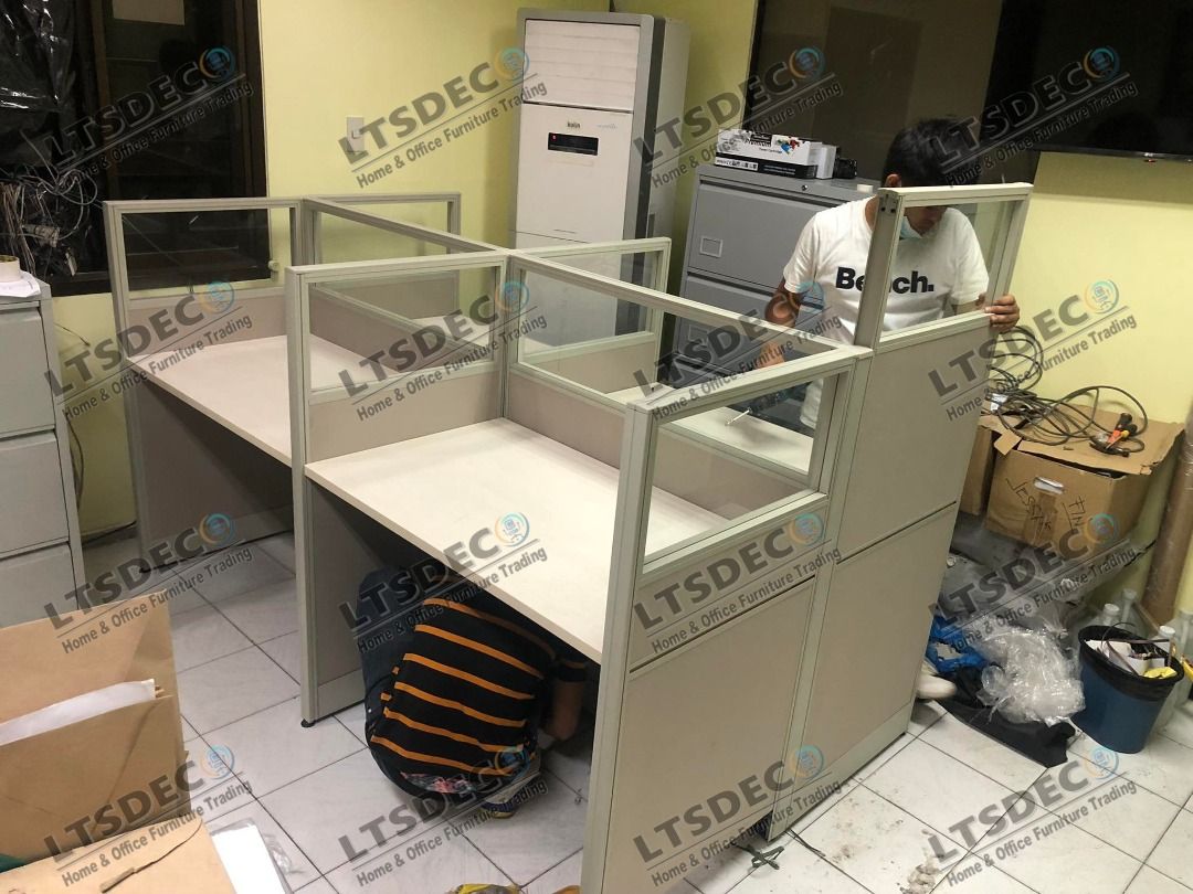 Modular cubicle partition | office partition | office furniture ...