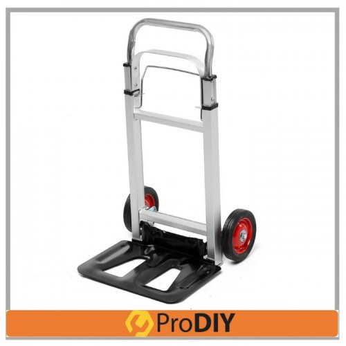 MR DIY Foldable Aluminium Luggage Dolly Push Hand Truck Trolley Cargo ...