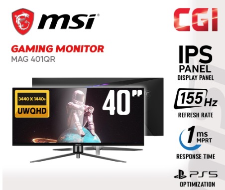 MSI 40" MAG401QR Ultrawide Monitor, Computers & Tech, Parts ...