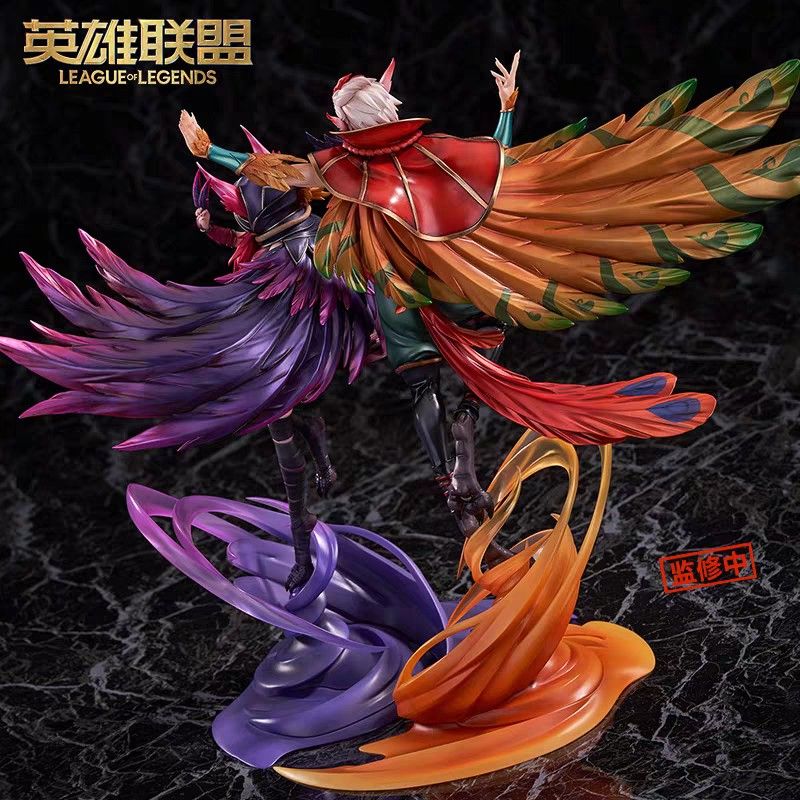 Official LoL League of Legends Rakan/XAYAH 1/7 Figure Model, Hobbies ...