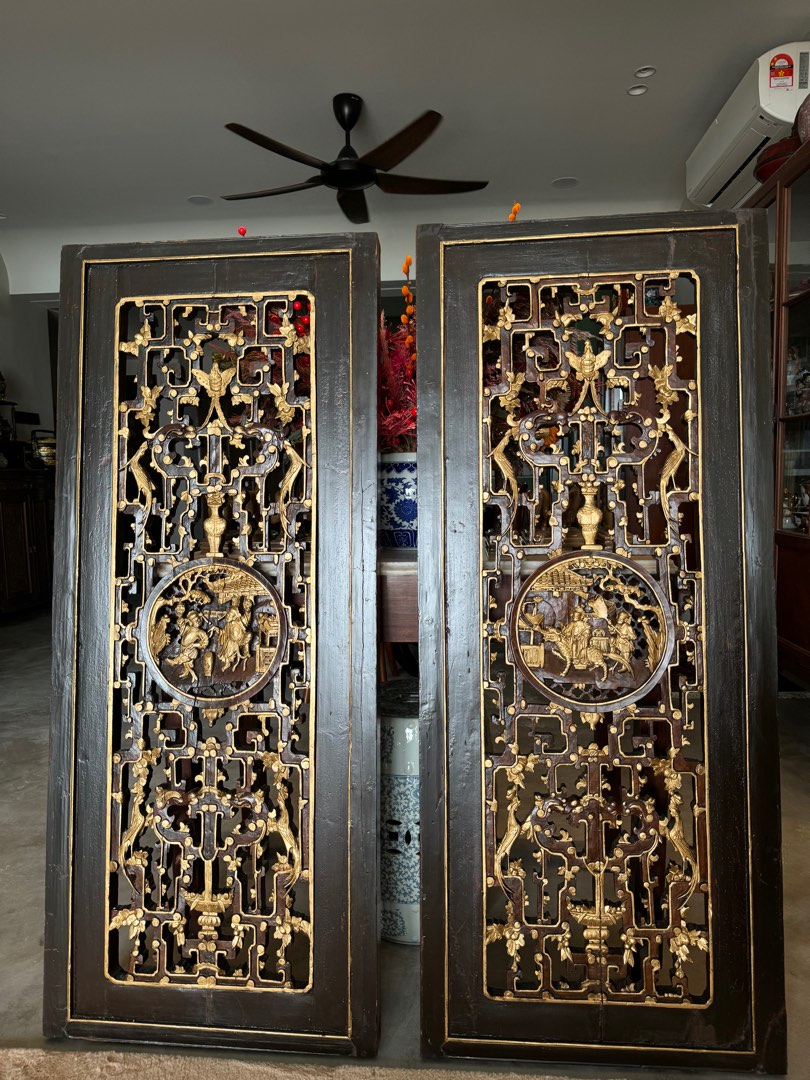 Peranakan wood frame, Hobbies & Toys, Collectibles & Memorabilia ...