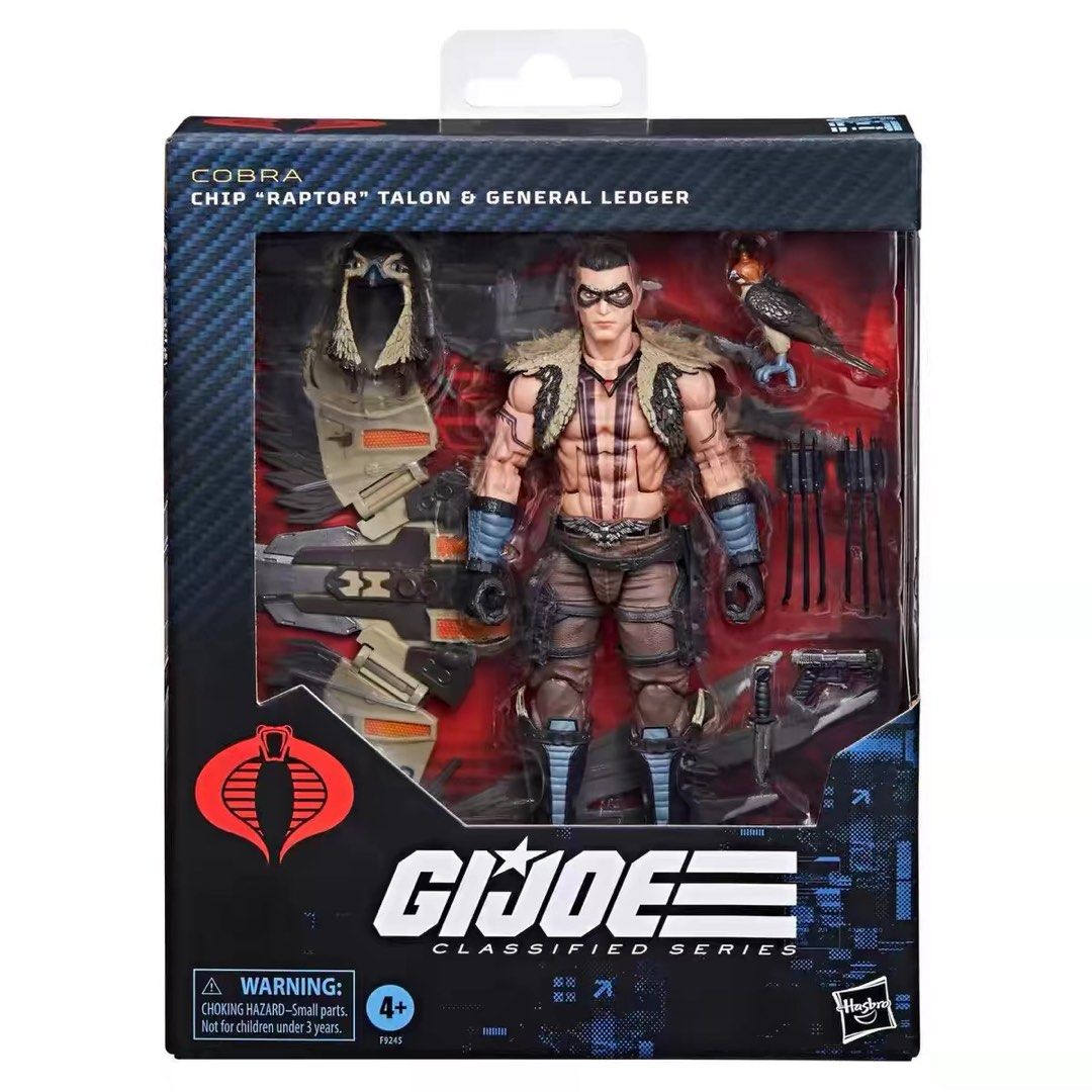 [PO] Hasbro GI G.I. Joe Classified Series Chip Raptor Talon & General ...