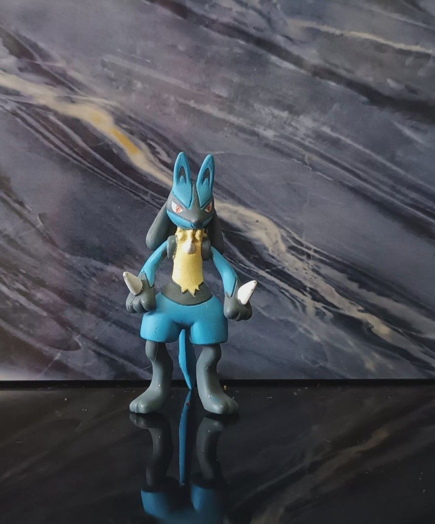 Pokemon Lucario Figure, Hobbies & Toys, Toys & Games on Carousell
