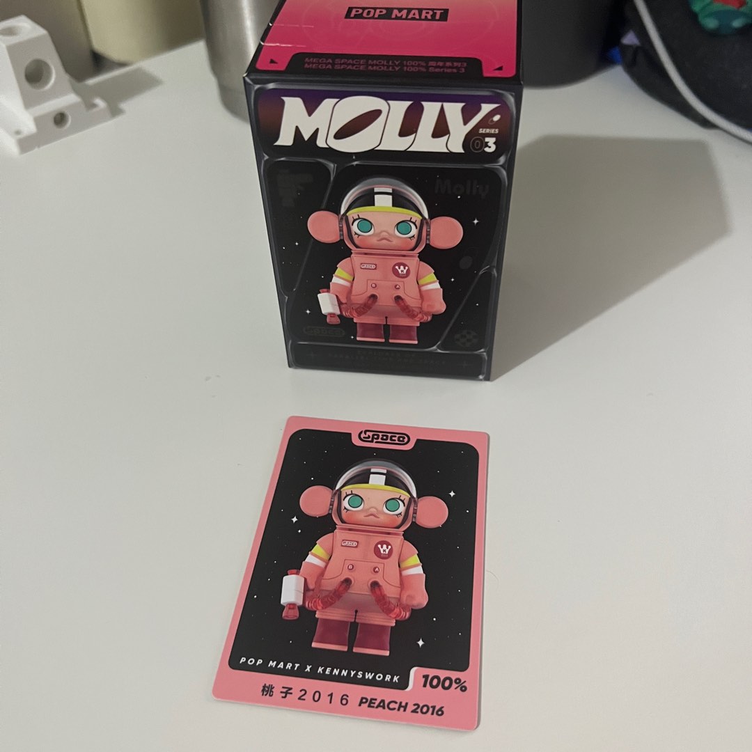 Pop Mart Mega Space Molly Series 3 - Peach, Hobbies & Toys, Toys & Games on Carousell
