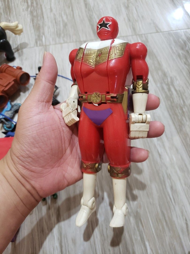 POWER RANGERS ZEO ZORD MORPHIN MORFIN MORPHIN RED FALCON ARTIKULASI ...