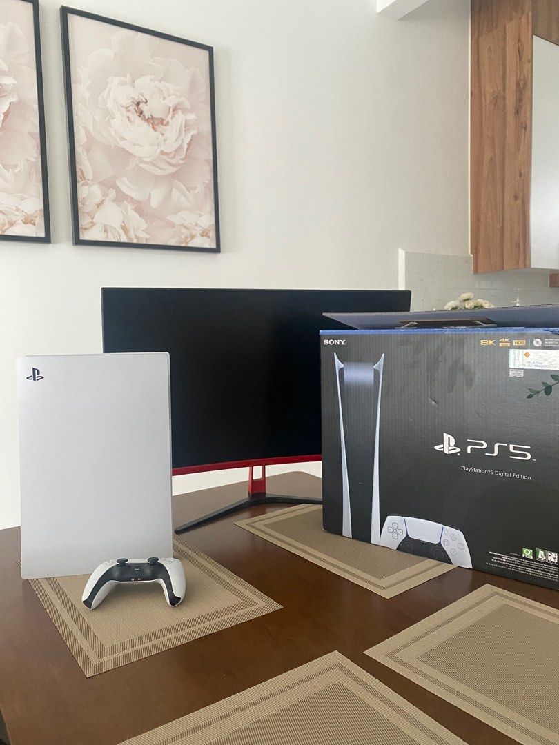 PS5 Digital Version, Video Gaming, Video Game Consoles, PlayStation on ...