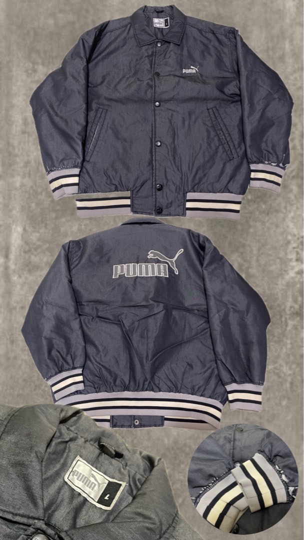 PUMA VARSITY JACKET (SIZE L), Men's Fashion, Coats, Jackets and ...