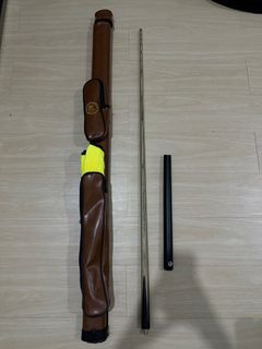 Snooker 1/2 cue aluminium box 83cm, Sports Equipment, Other Sports ...