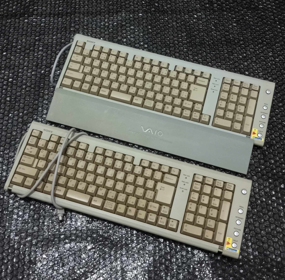 RARE Vintage SONY VAIO Original Multimedia PS2 Keyboard WITH FREE ...