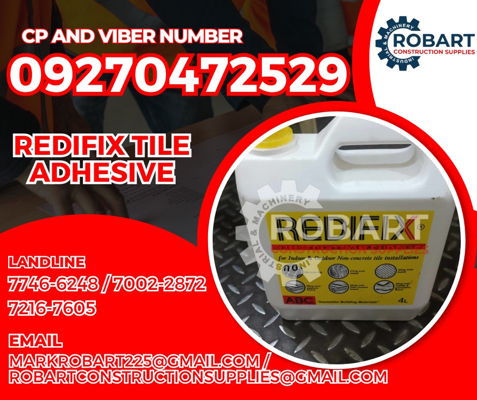 Redifix Tile Adhesive, Commercial & Industrial, Industrial Equipment on ...