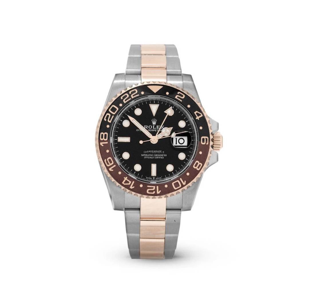 Ready rootbeer ROLEX 2024 GMT MASTER II 126711CHNR BLACK, Fesyen Pria ...