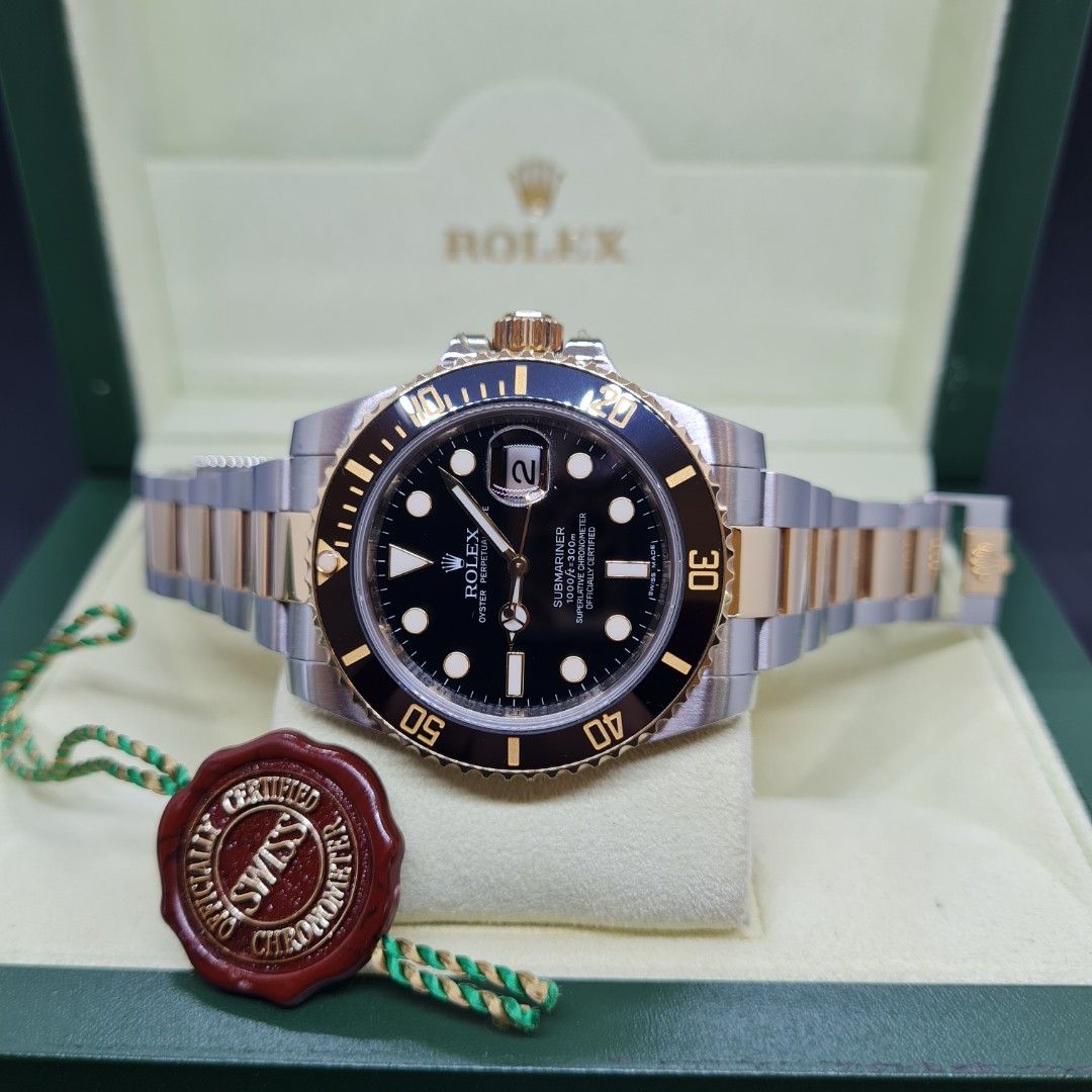 Rolex Submariner 116613 Full Set, Luxury, Watches on Carousell