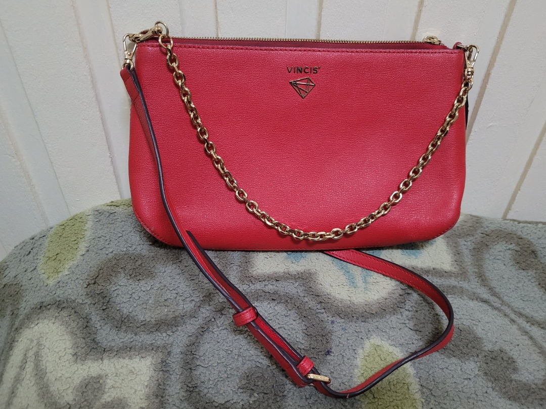 Sale! VINCIS BENCH Korea two way sling bag zipper closure, Women's ...