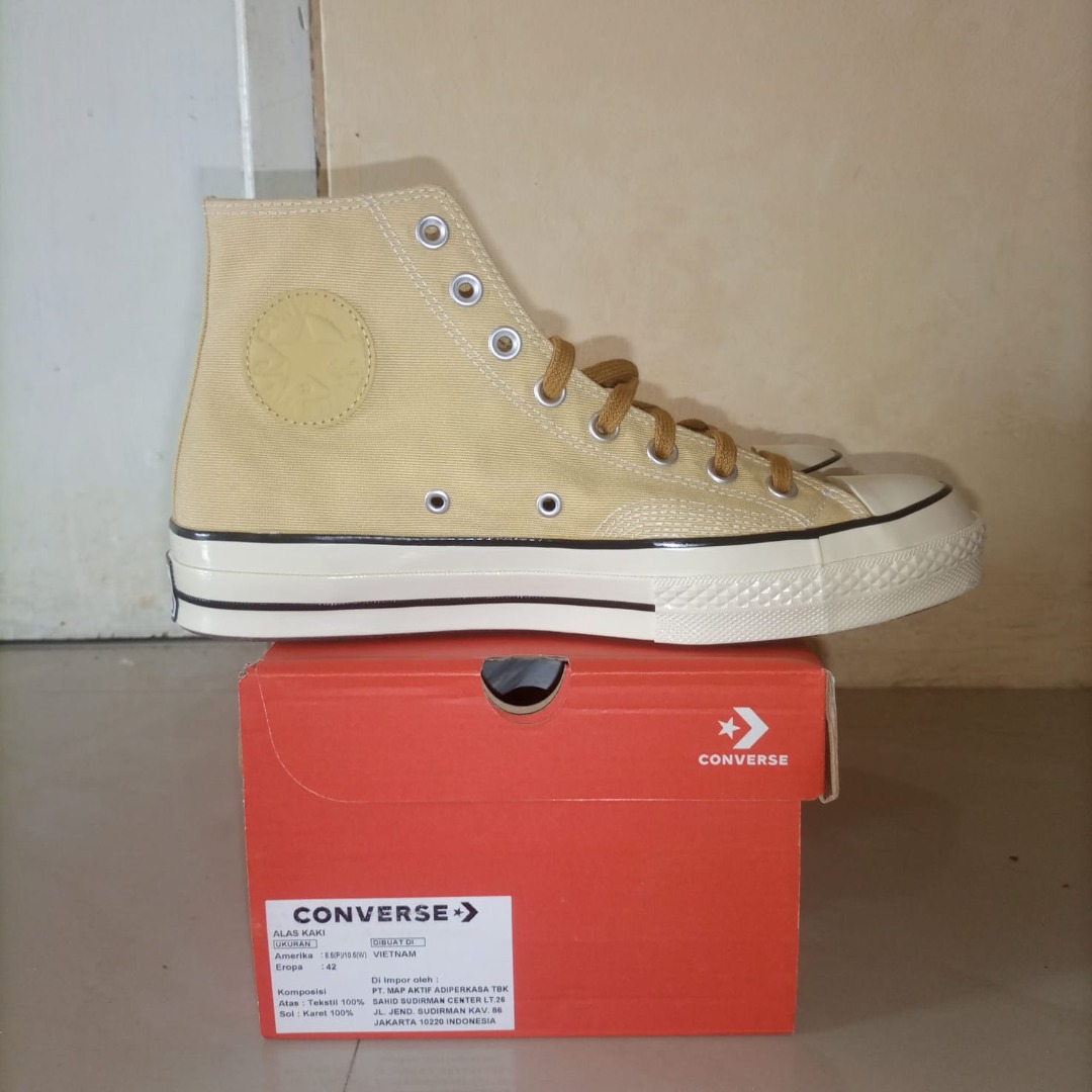 Sepatu Converse Chuck 70 Jungle Cloth Trailhead Gold/Burnt Honey ...