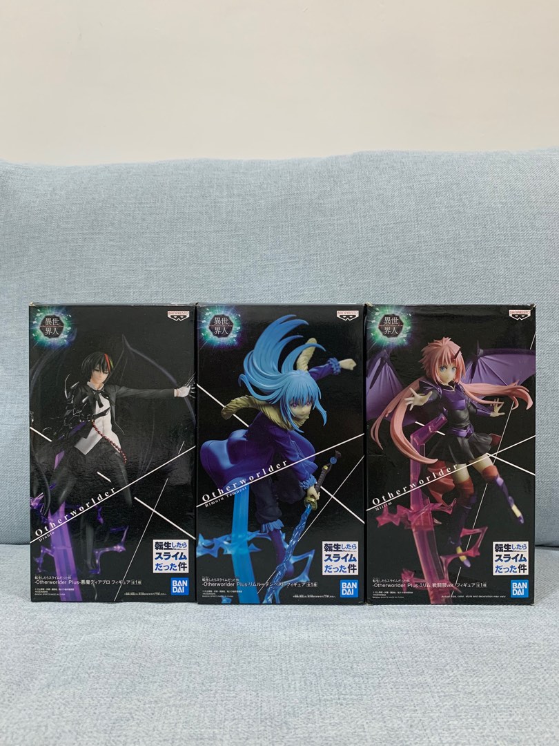 Set of 3 Banpresto Otherworlder Plus (Diablo, Rimuru Tempest & Milim ...