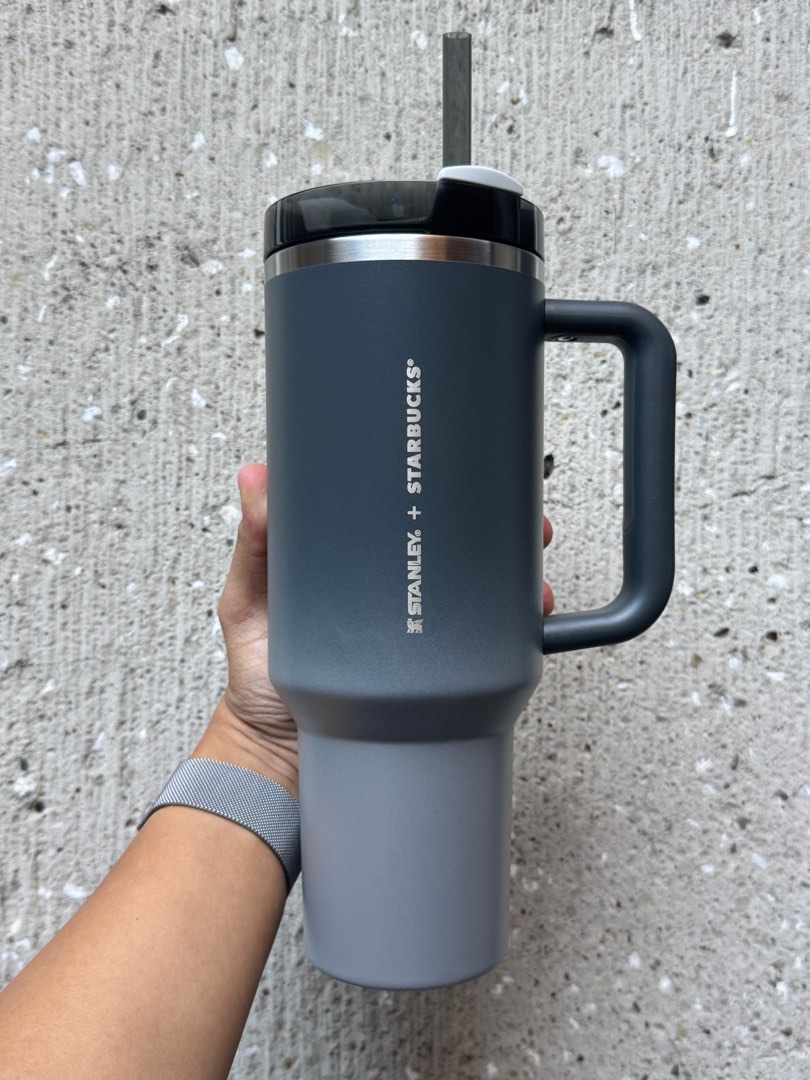 Starbucks x Stanley Gray 40oz (Singapore Exclusive), Furniture & Home ...