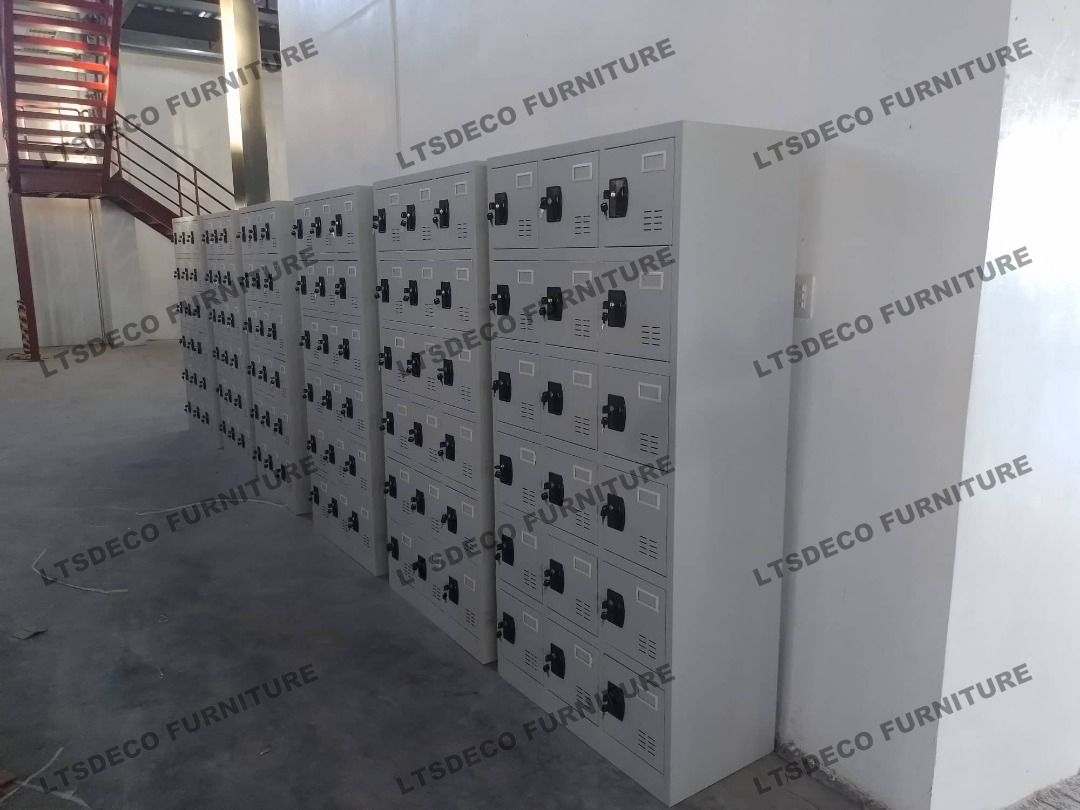 steel locker 18 door with double lock office partition furniture ...