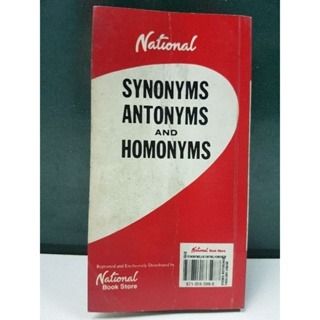 Synonyms Antonyms and Homonyms Book Dictionary, Hobbies & Toys, Books ...