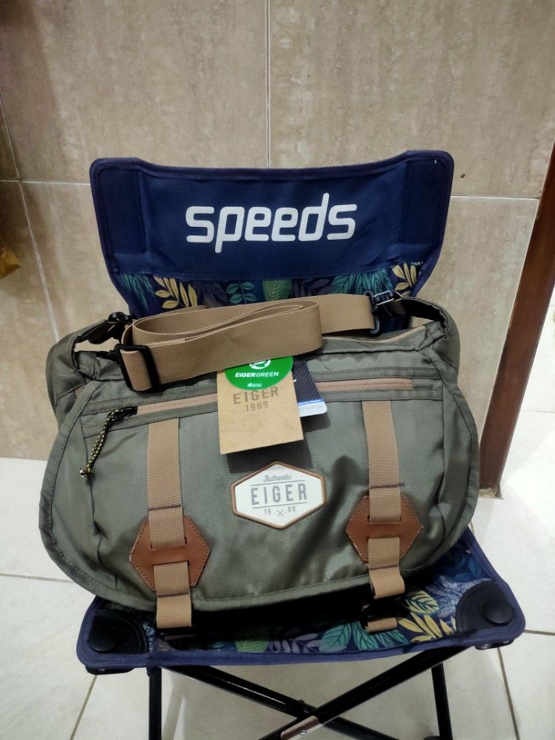 Tas selempang Eiger original, Fesyen Pria, Tas & Dompet , Tas Selempang ...