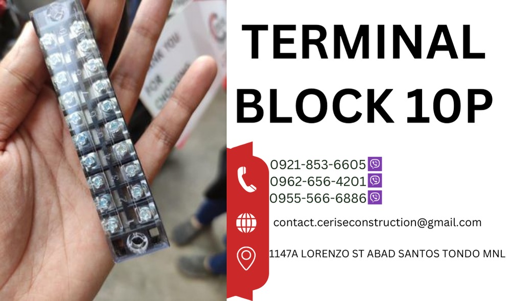 TERMINAL BLOCK 10P, Commercial & Industrial, Construction Tools ...