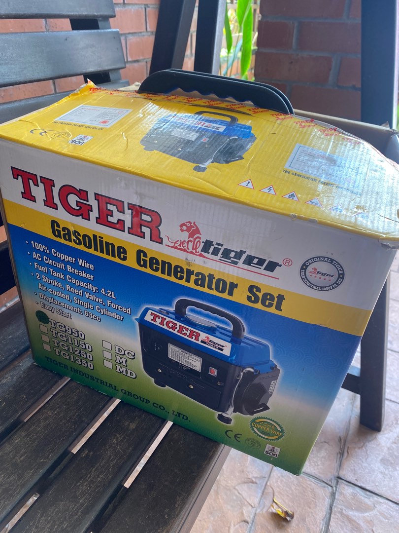 Tiger 650W Gasoline Generator Need Service, Furniture & Home Living ...