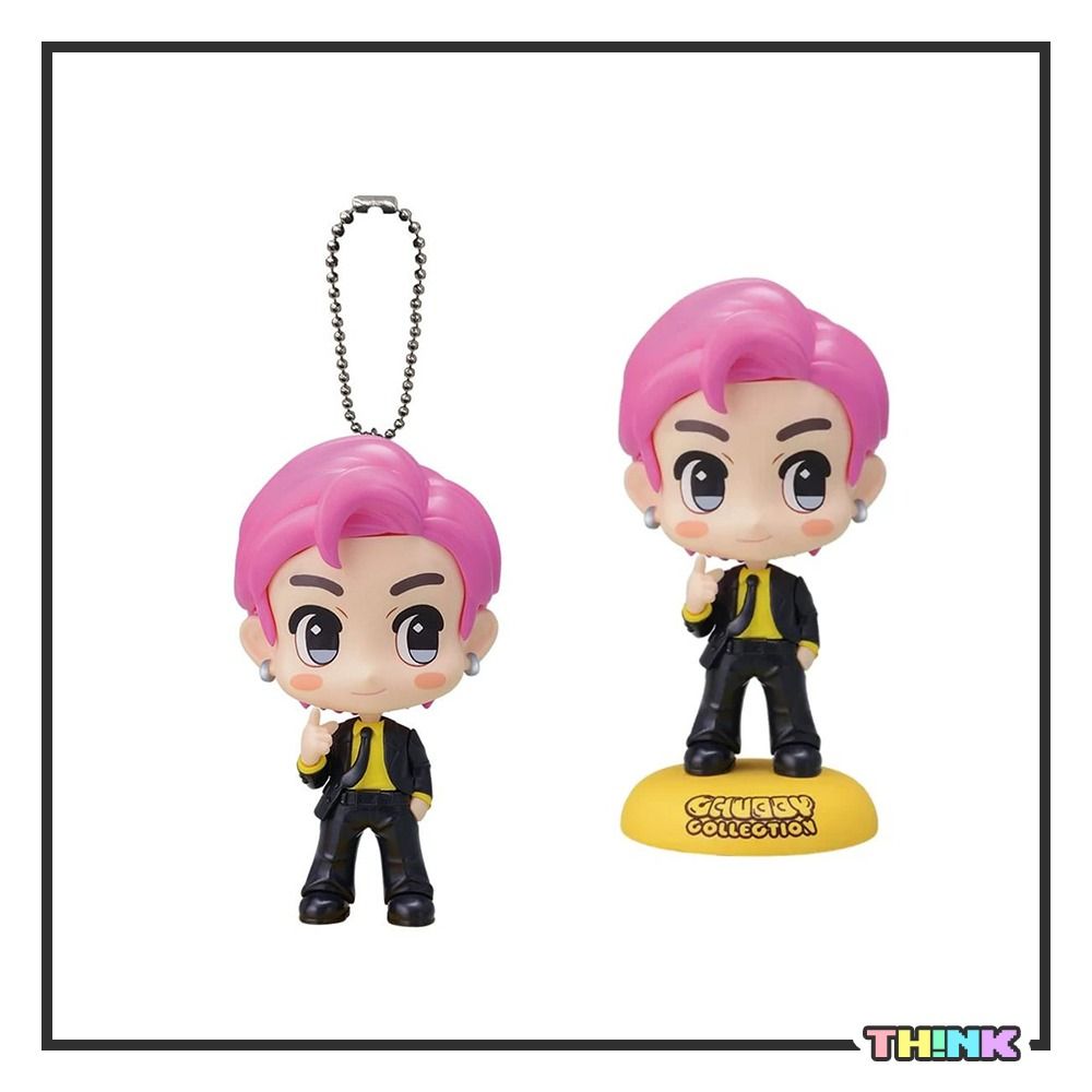 TinyTAN Chubby Figure Keyring ( bts rm jin suga jhope jimin v taehyung bt21 charm), Hobbies ...