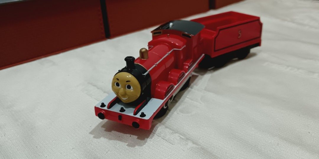 Tomy Plarail Thomas and friends James, Hobbies & Toys, Toys & Games on Carousell