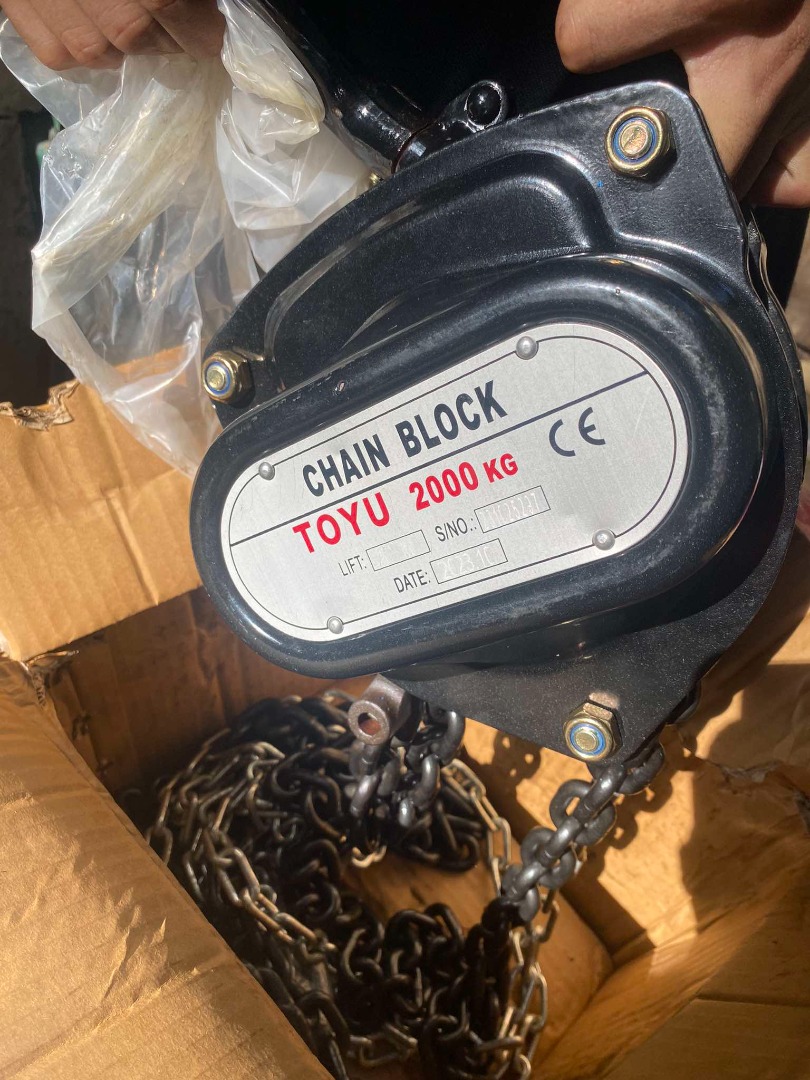 Toyu Chain Block, Commercial & Industrial, Industrial Equipment on ...