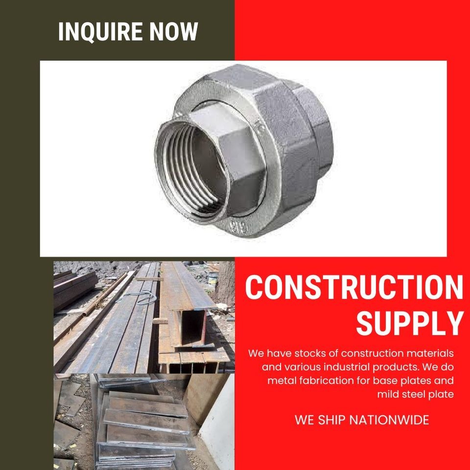 Union Flat Seat / GI Pipe / GI Coupling / Coupling Elbow / Blind Flange ...