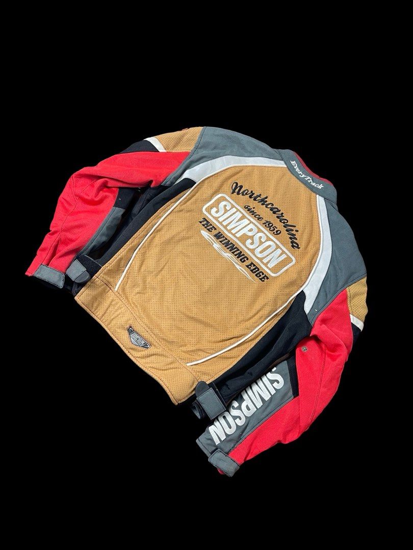 vintage Simpson Racing Jacket, Men's Fashion, Coats, Jackets and ...