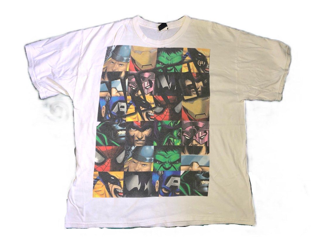 Vtg Mad engine marvel, Men's Fashion, Activewear on Carousell