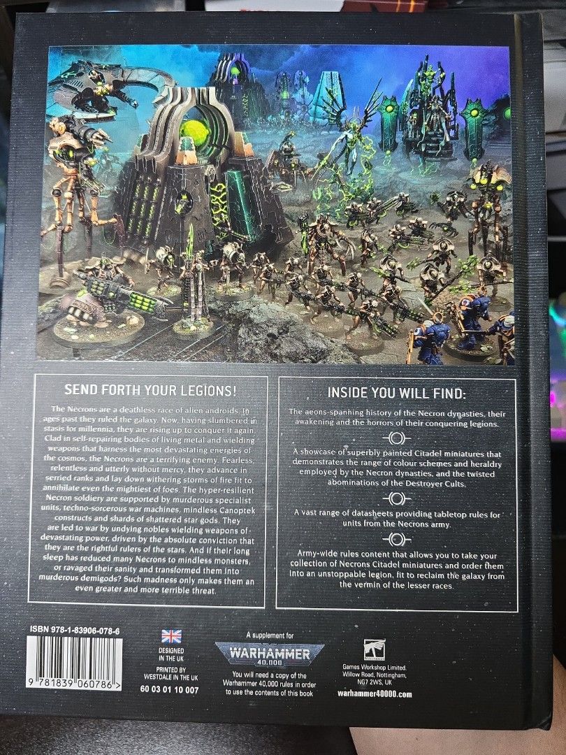 Warhammer 40K: Codex: Necrons 9th Edition, Hobbies & Toys, Toys & Games ...