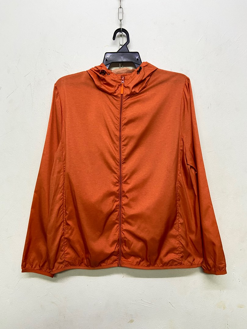 Windbreaker Orange Jacket, Men's Fashion, Coats, Jackets and Outerwear ...