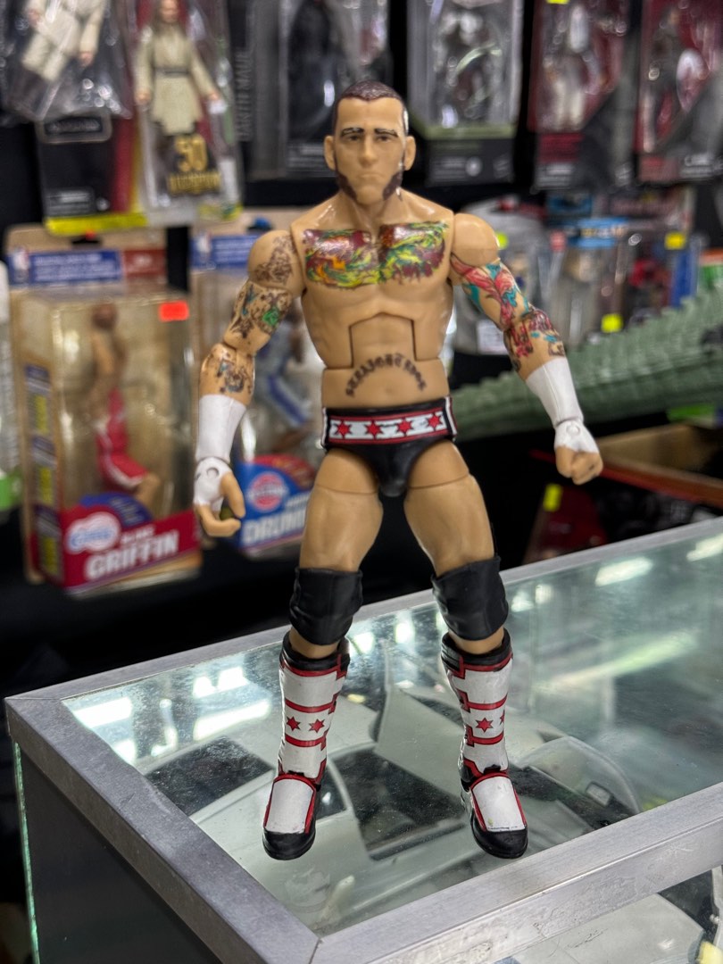 WWE Mattel Elite CM Punk, Hobbies & Toys, Toys & Games on Carousell