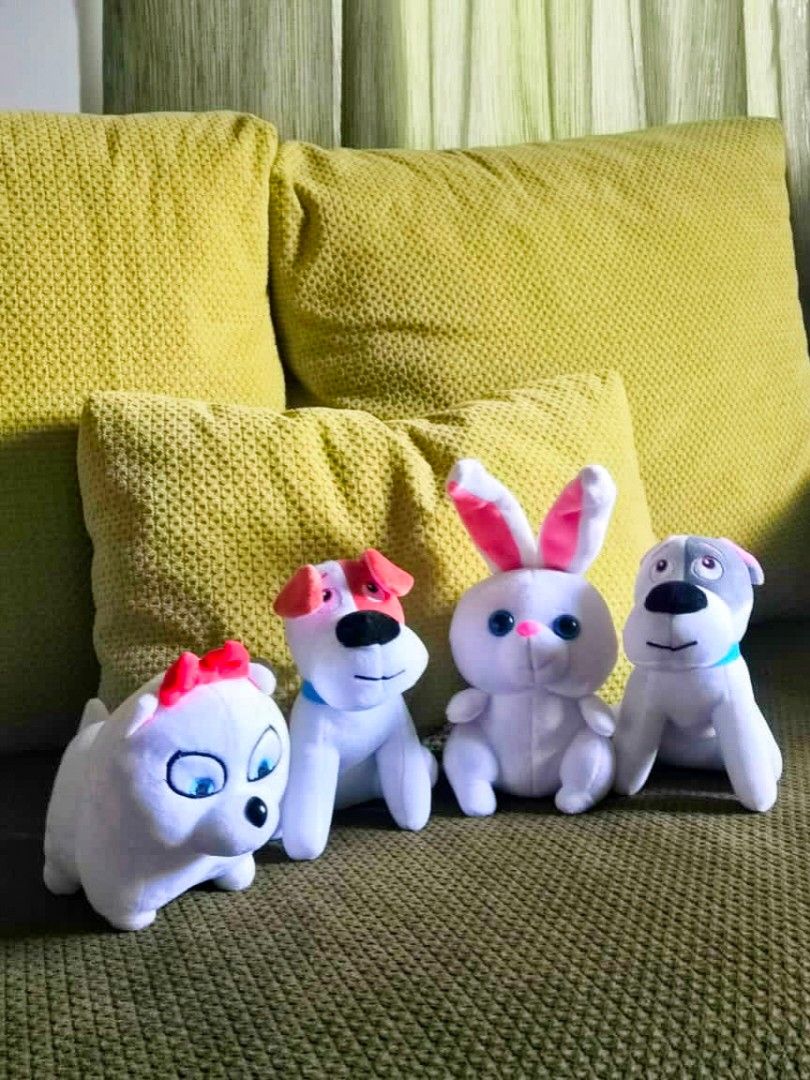 20cm The Secret Life of Pets Gidget Max Snowball Stuffed Plush Toy ...