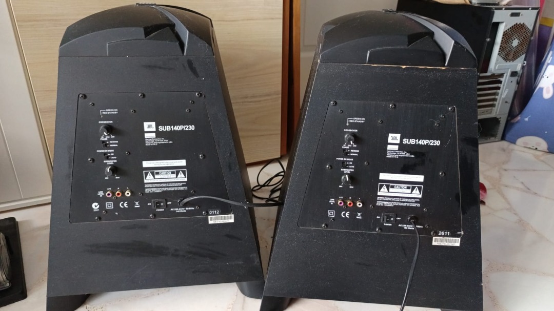 2 Units JBL SUB 150P/230 (Non-working set) for sale as spare parts, Audio, Soundbars, Speakers ...