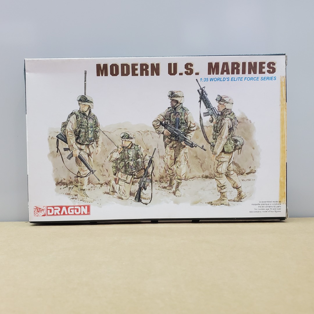 全新絕版 Dragon 威龍 3027 Modern U.S. Marines 全新未砌，膠袋未開，齊件/ 水貼/ 有說明書, 興趣及遊戲 ...