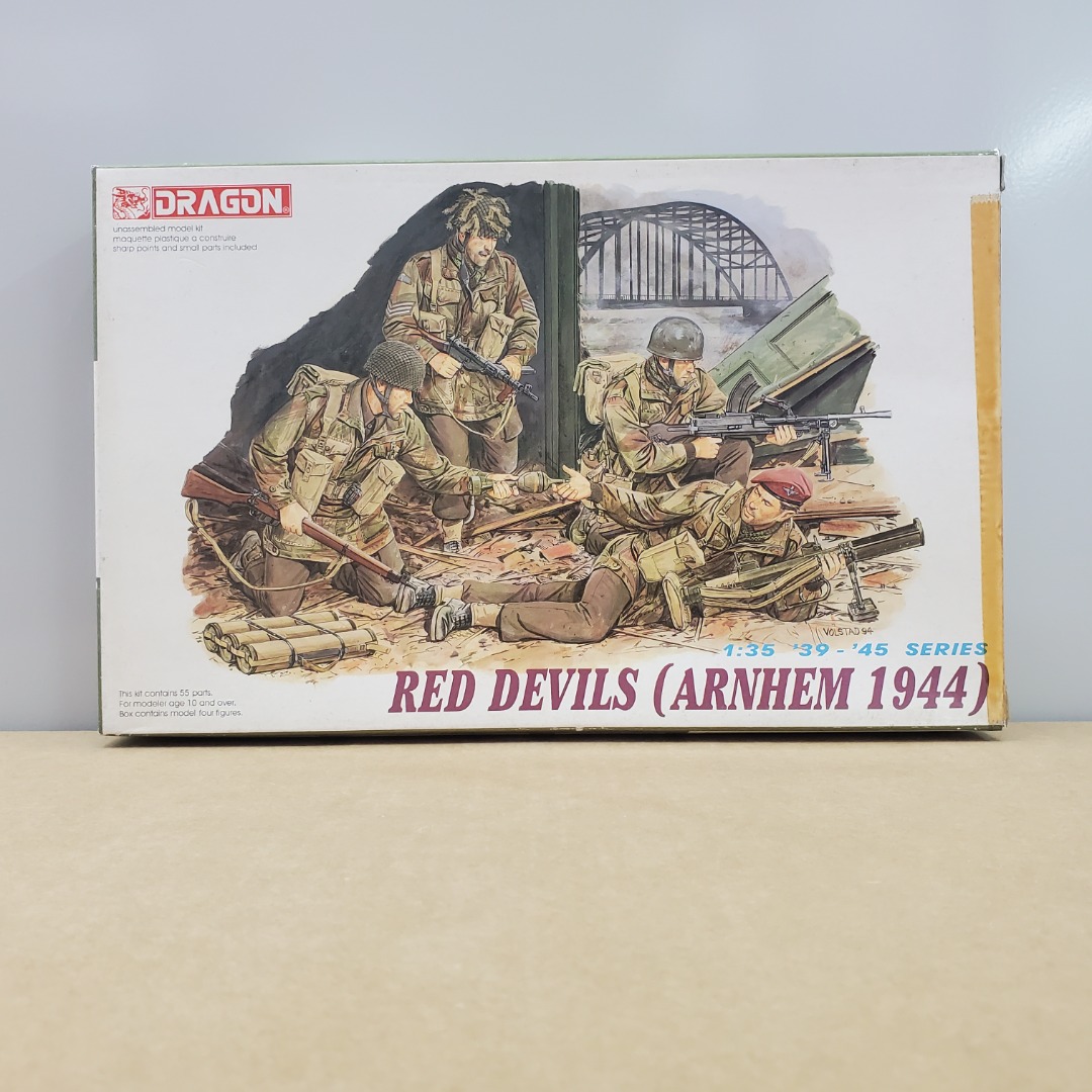 全新絕版 Dragon 威龍 6023 Red Devils (Arnhem 1944) 全新未砌，膠袋未開，齊件/ 水貼/ 有說明書, 興趣 ...