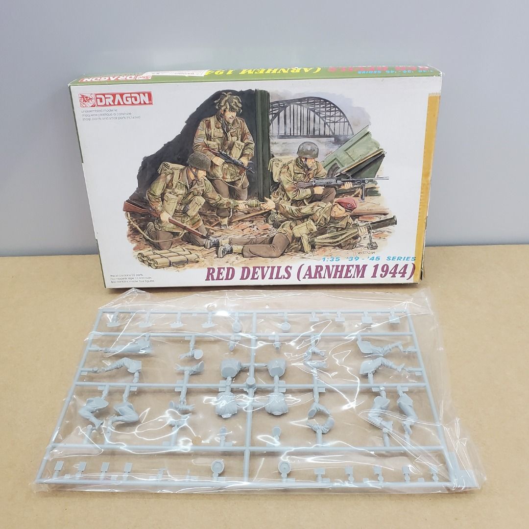 全新絕版 Dragon 威龍 6023 Red Devils (Arnhem 1944) 全新未砌，膠袋未開，齊件/ 水貼/ 有說明書, 興趣 ...
