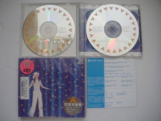 安室奈美惠 Namie Amuro - Tour Genius 2000 VCD (2碟) (亞洲版) (附紙外盒 及 包裝Sticker), 興趣及遊戲, 音樂、樂器 & 配件, 音樂與媒體 ...