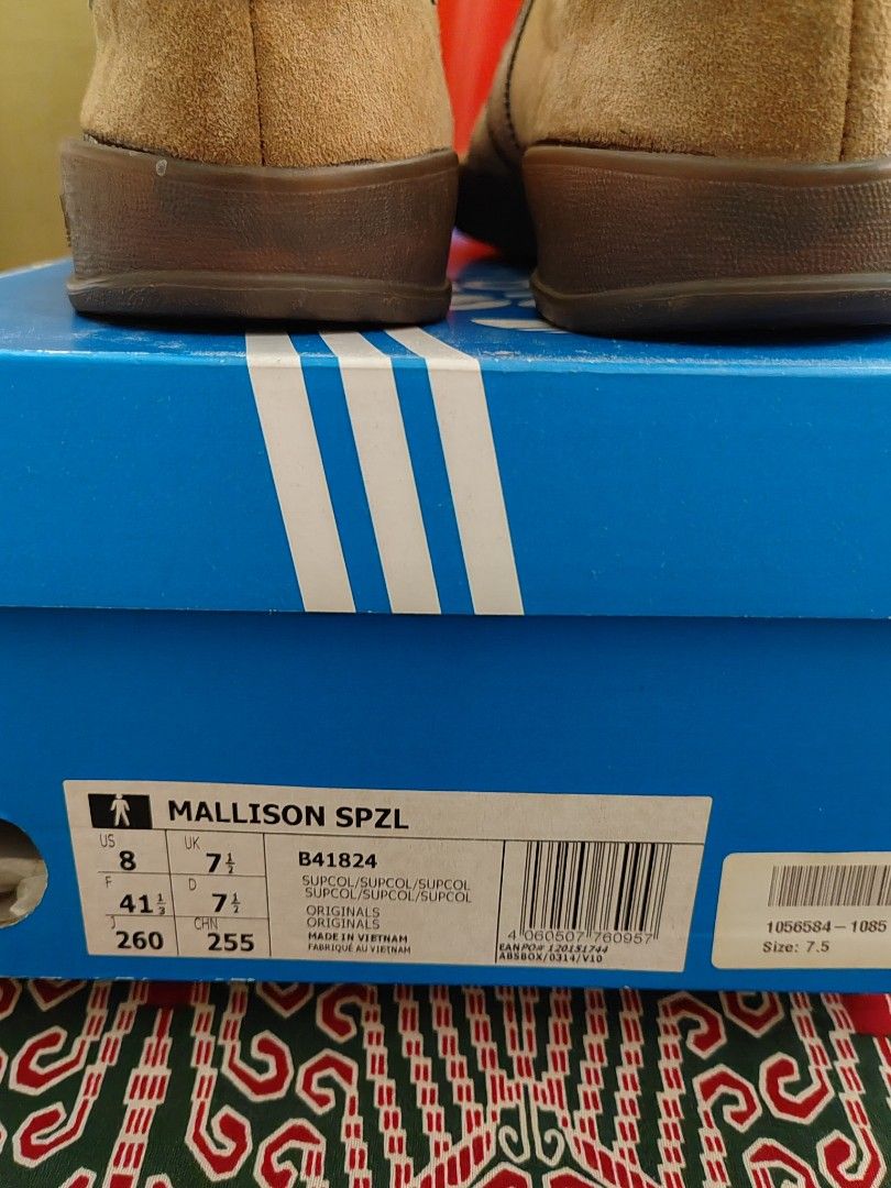 Adidas mallison spzl, Men's Fashion, Footwear, Sneakers on Carousell