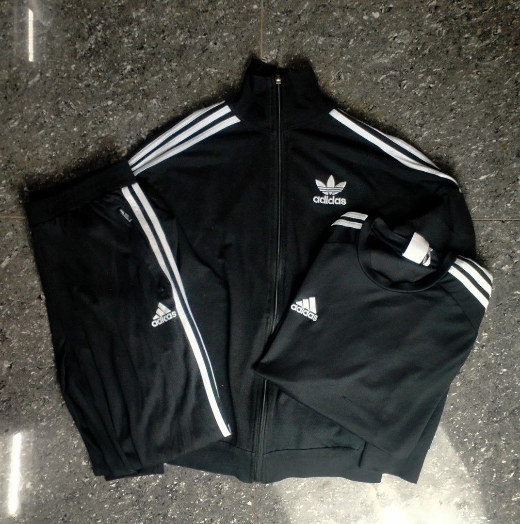 Adidas Terno Track Set, Men's Fashion, Activewear on Carousell