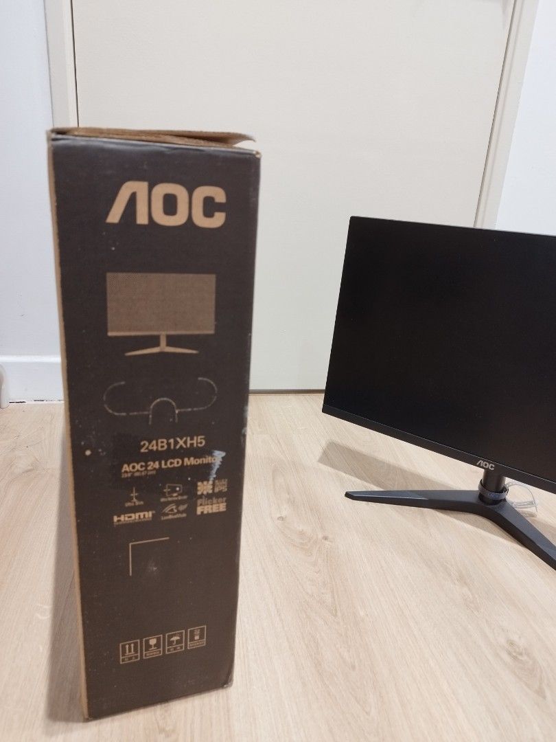AOC 24 IPS Monitor FHD, Computers & Tech, Parts & Accessories, Monitor ...