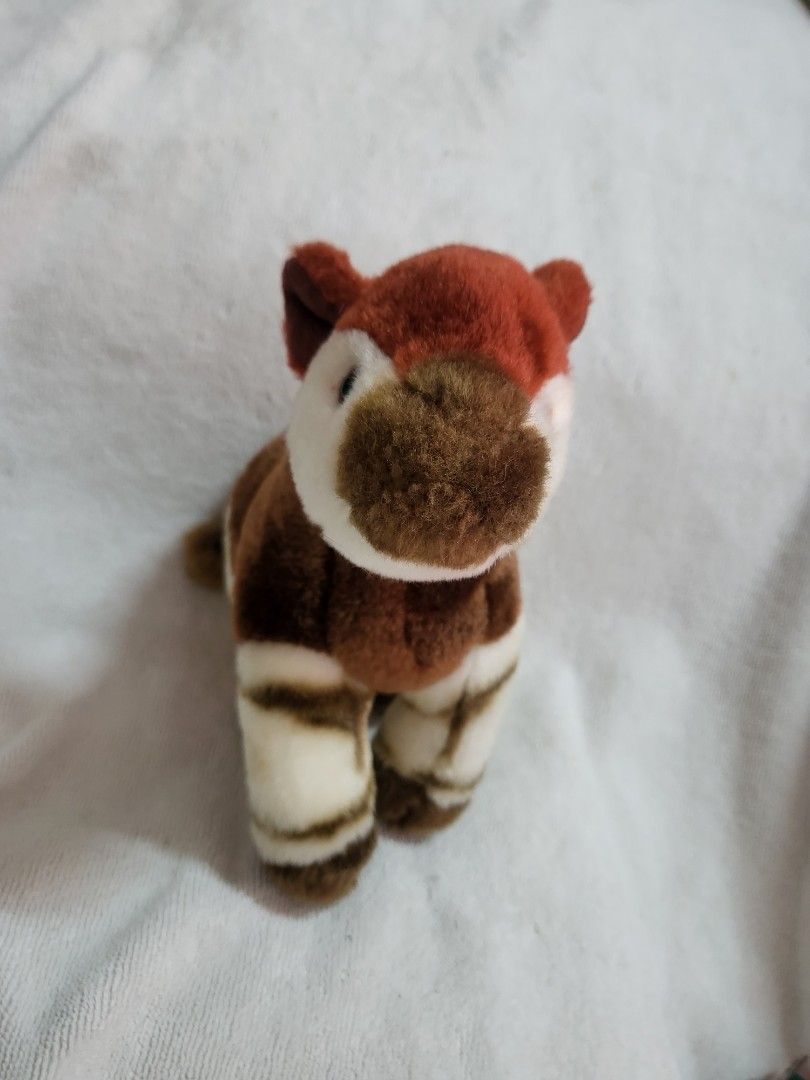 Authentic Rare Zoorasia Okapi the Forest Giraffe Plush Soft Toy, Babies ...