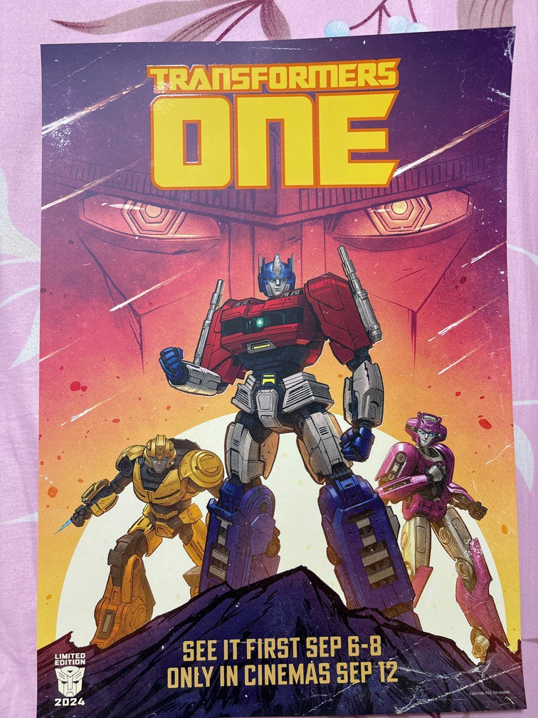 Authentic Transformer One poster (limited edition 2024), Everything ...
