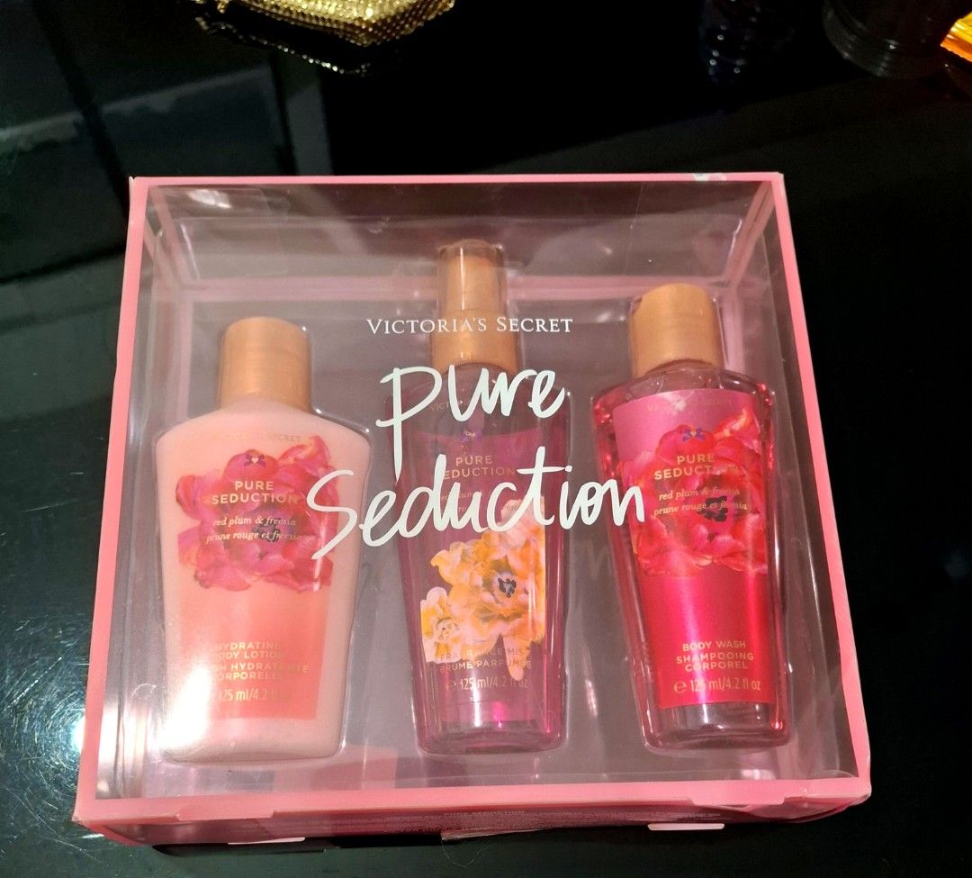 Authentic Victoria's Secret Pure Seduction Mist/Lotion Set [FREE WITH ...