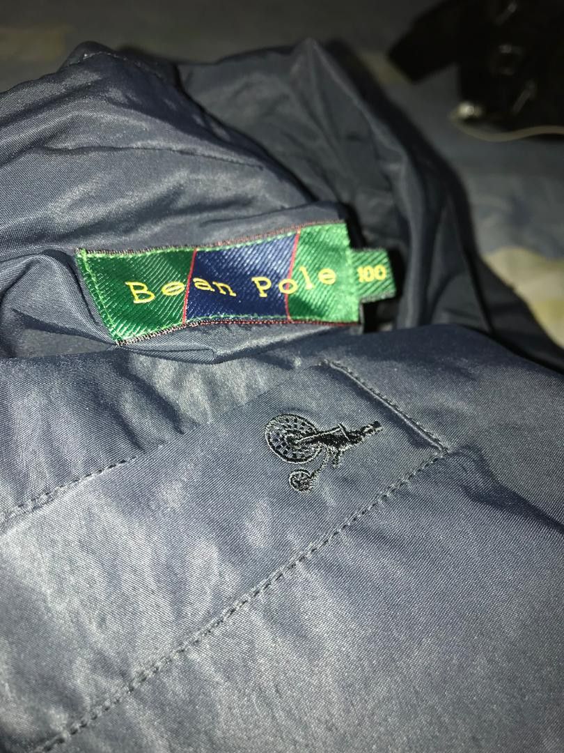 Bean Pole Nylon Harrington Jacket (Pit 23.5-Hitam pekat), Men's Fashion ...
