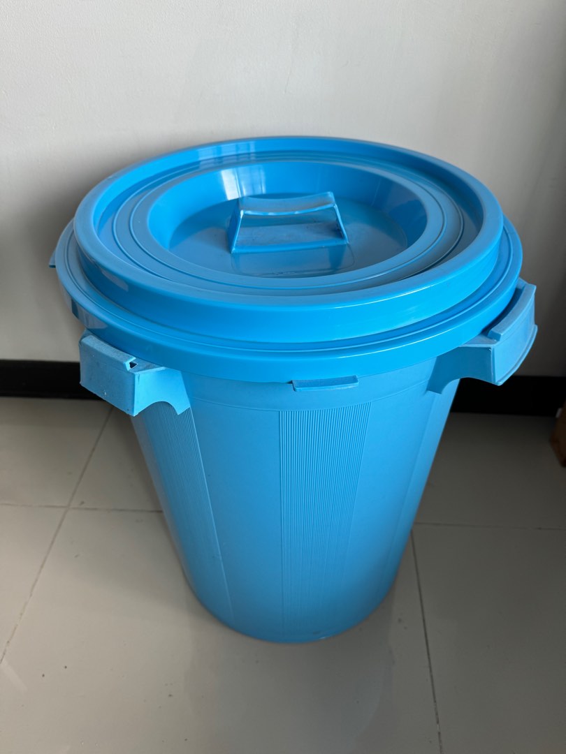 Big Water Pail with cover, Furniture & Home Living, Home Improvement ...