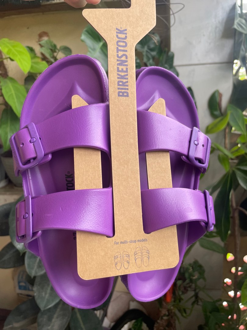 Birkenstock Arizona EVA (Bright Violet), Women's Fashion, Footwear ...