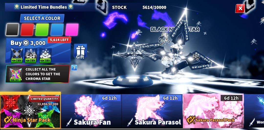 Blade Ball (Sakura) Pack | Limited, Video Gaming, Video Games, Others ...